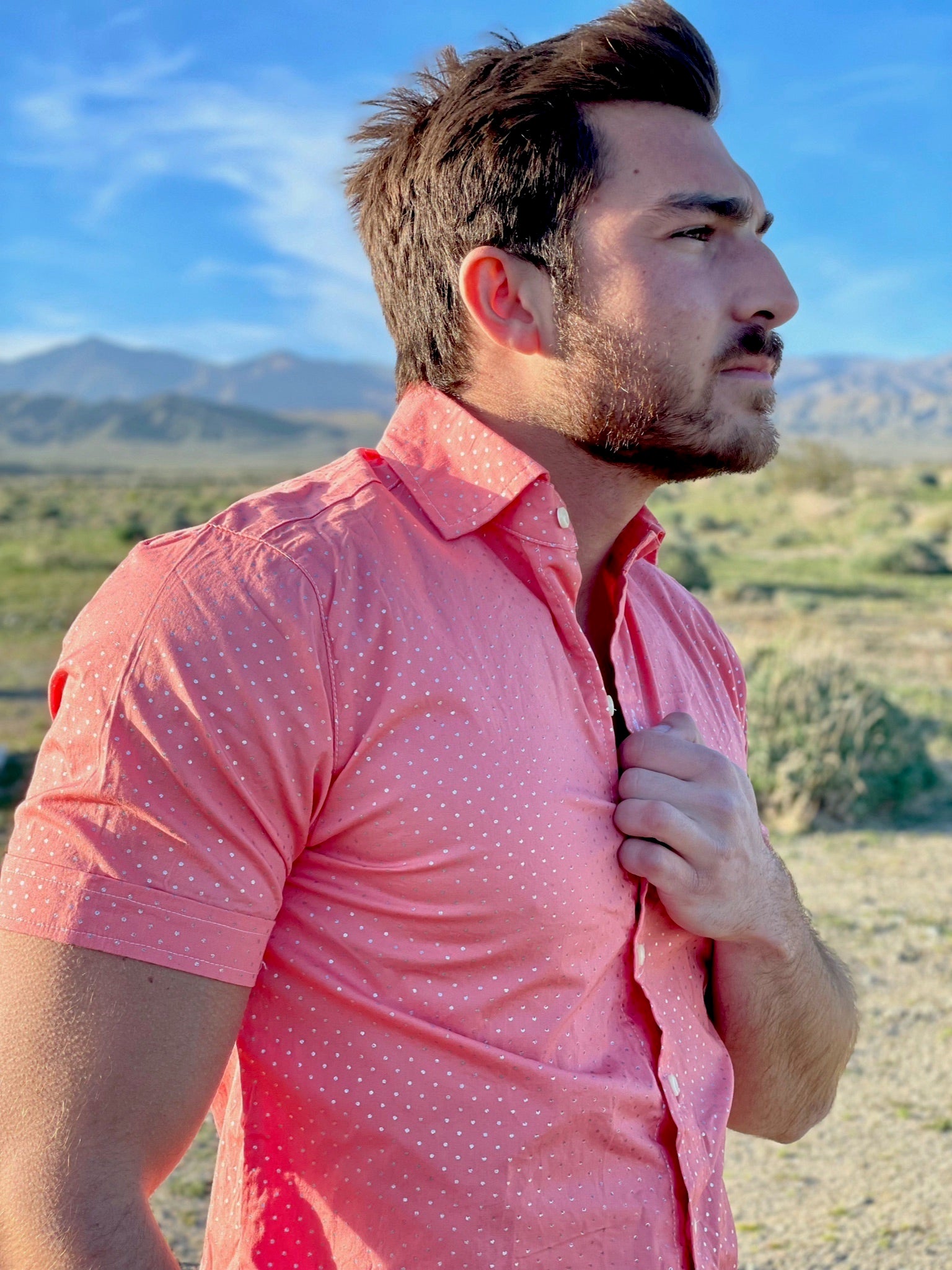 Seaplane Peach Fox SS – Lightweight Cotton Shortsleeve Shirt